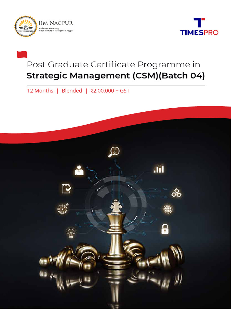 Brochure Iim-N Csm-04 | PDF | Strategic Management | Corporate Social ...