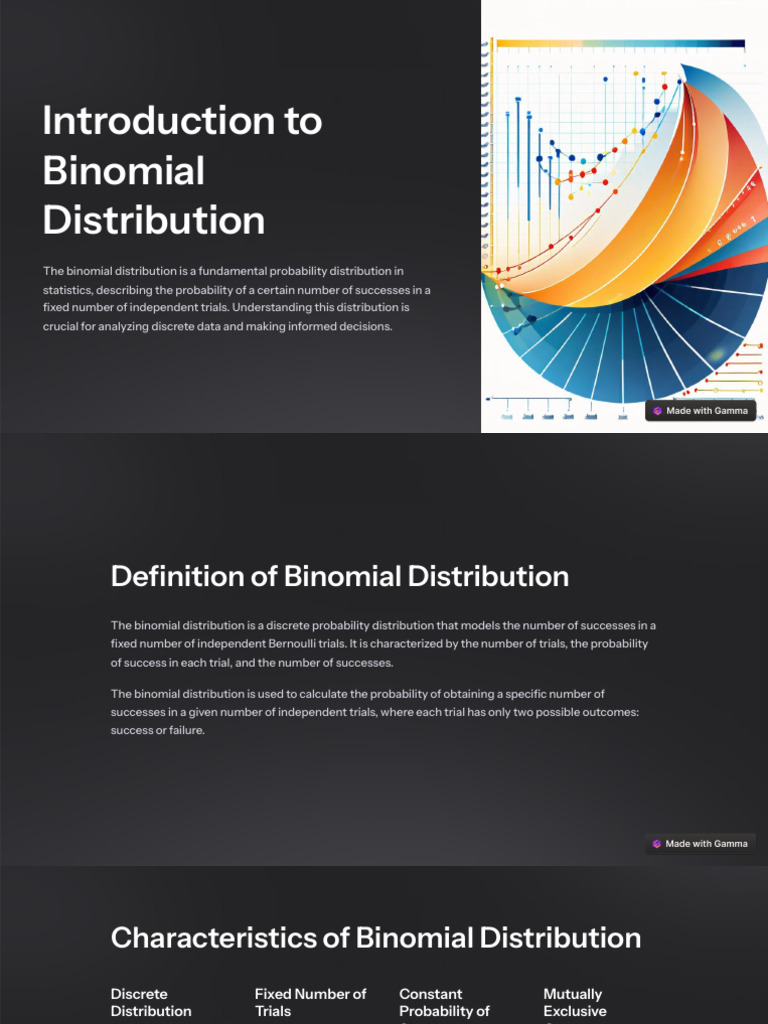Introduction To Binomial Distribution | PDF | Probability Distribution | Probability