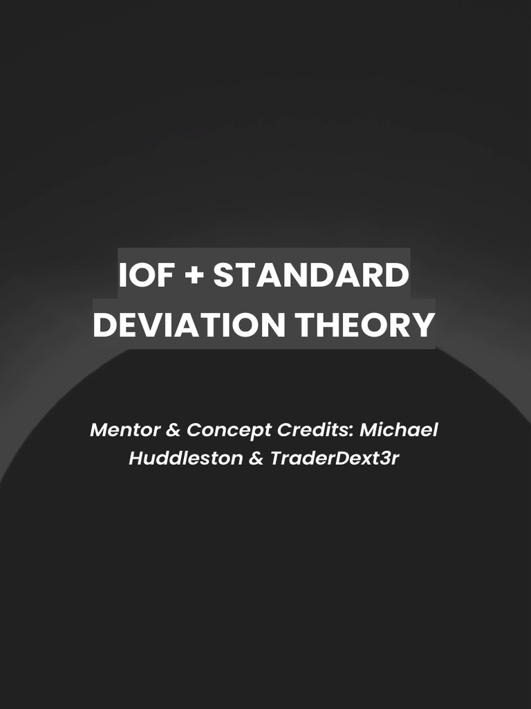 Institutional Orderflow Standard Deviation | PDF | Information | Market Liquidity