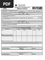 BIR FORM 2307 Sample | PDF | Value Added Tax | Taxes