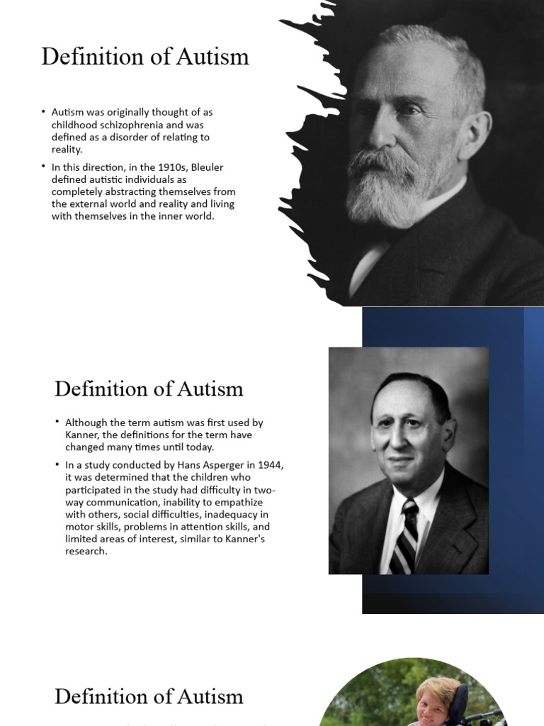 Definition of Autism | PDF | Autism Spectrum | Mental Disorder