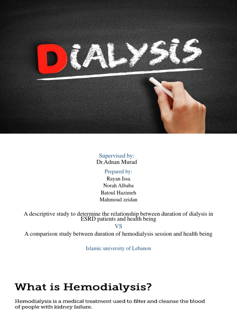 Dialysis | PDF | Hemodialysis | Experiment