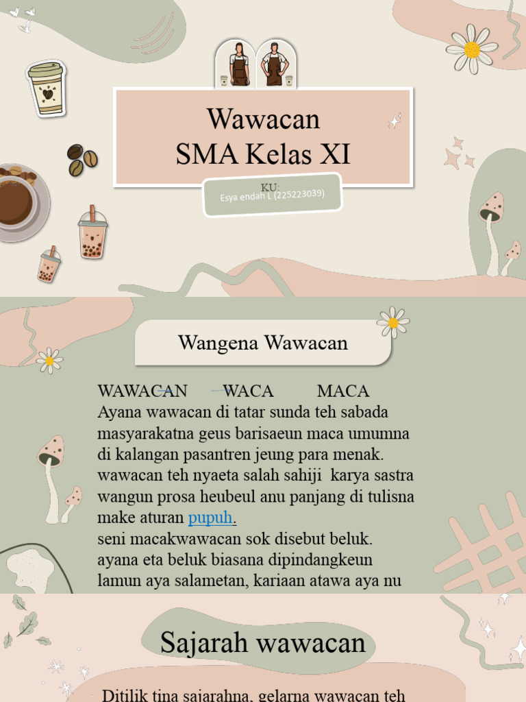Struktur dan Sejarah Wawacan Sunda | PDF | Seni & Disiplin Bahasa | Seni