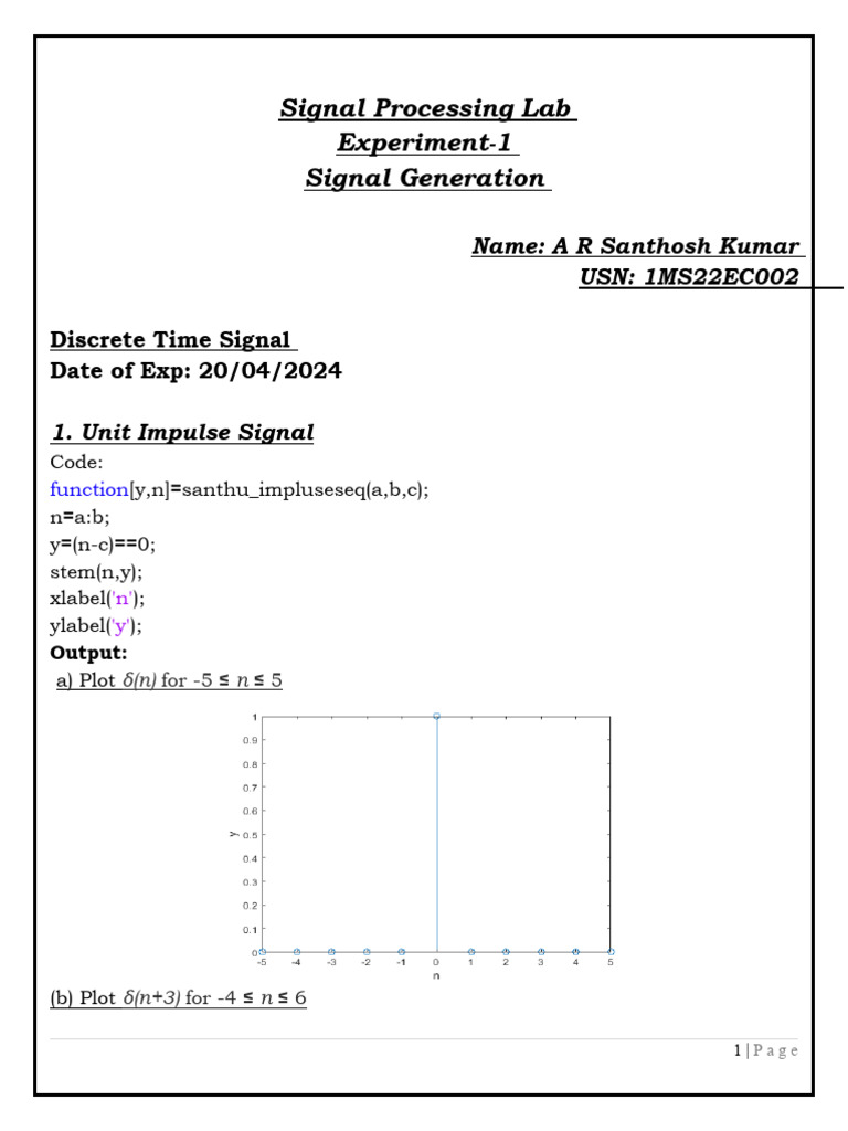 sp lab | Download Free PDF | Phase (Waves) | Sine Wave