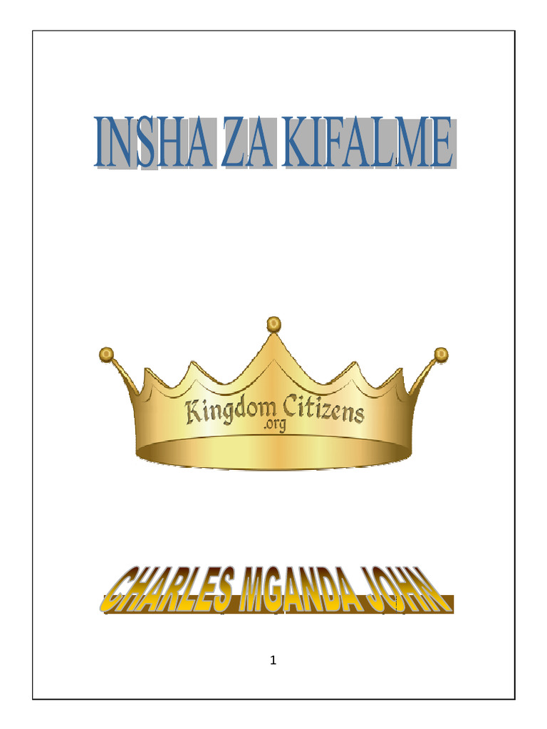 Insha Za Kifalme 1 | PDF