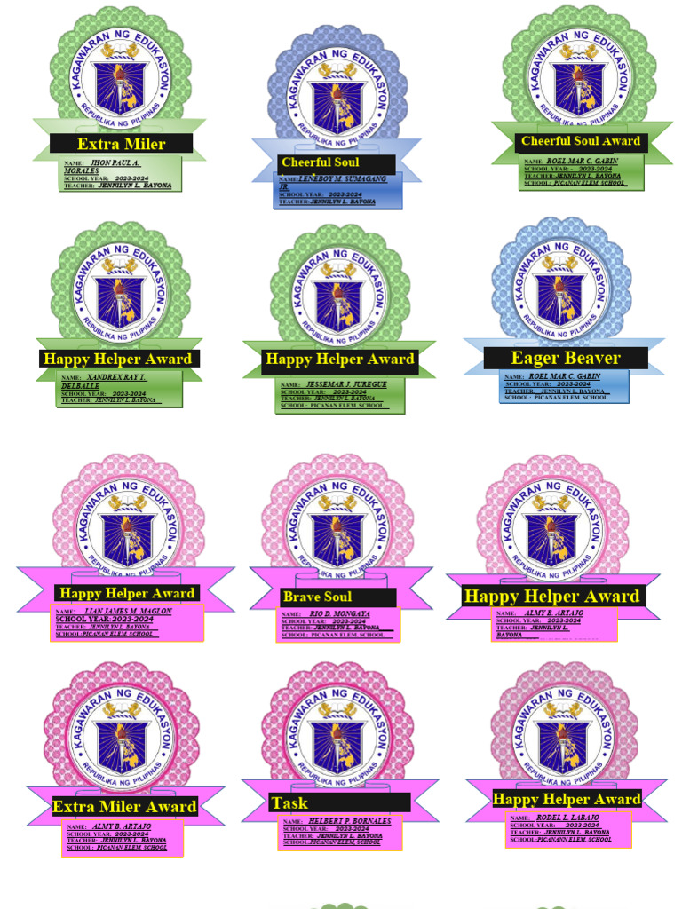 Ribbons Recognition | PDF