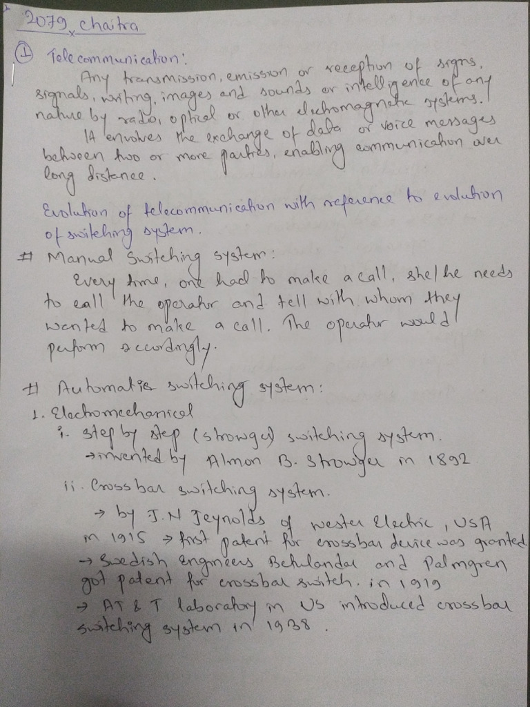 Telecommunication Assignment | PDF