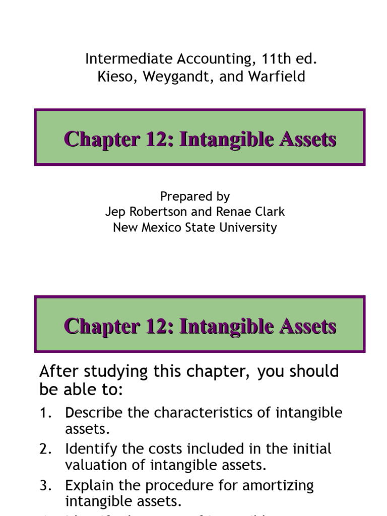 CH 12 AKTV TIDAK BERWUJUD | PDF | Goodwill (Accounting) | Intangible Asset