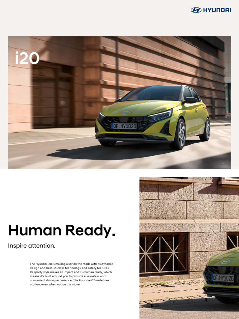 Hyundai I20 Brochure MY2023 | PDF | Land Vehicles | Transportation Engineering