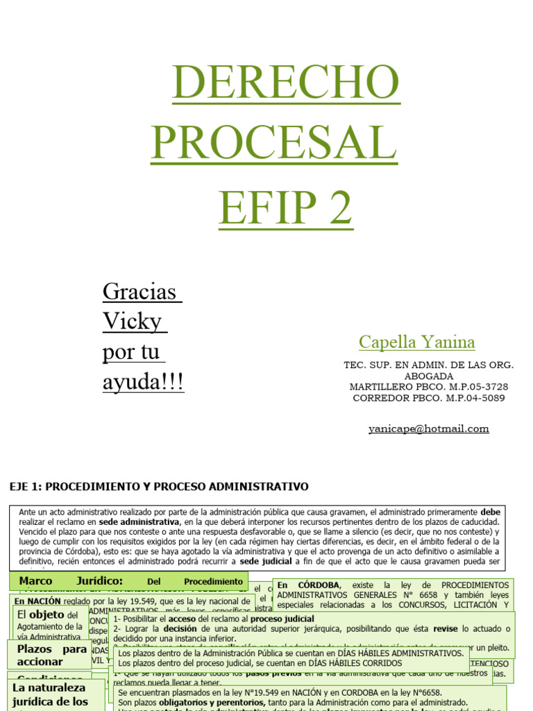 Esquema PROCESAL | PDF | Sentencia (ley) | Mandato