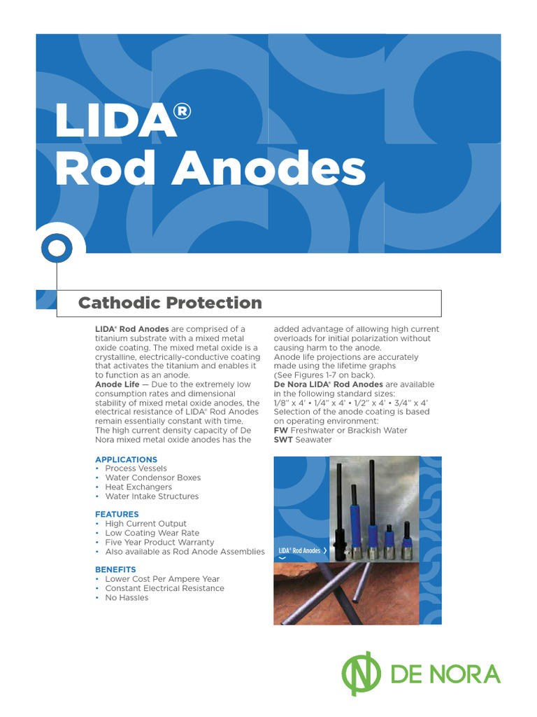 DN 044 - LIDA Rod Anodes v2022 | PDF | Water | Materials
