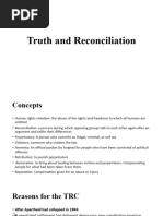 The TRC Detailed Notes - 1 | PDF | Apartheid | South Africa