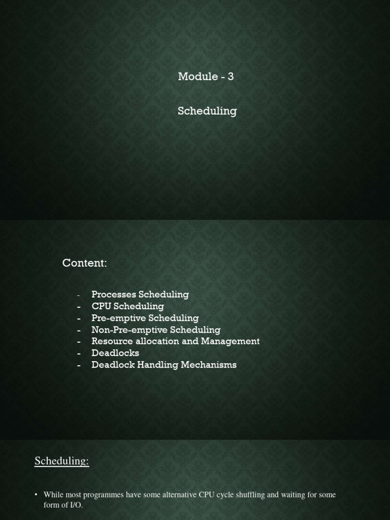 Os Merged | PDF | Scheduling (Computing) | Process (Computing)
