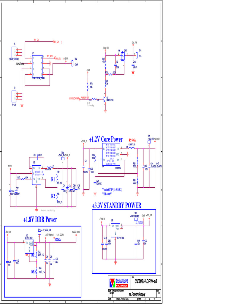 cv59sh-dpw Schematic | PDF | Remote Control | Electronics