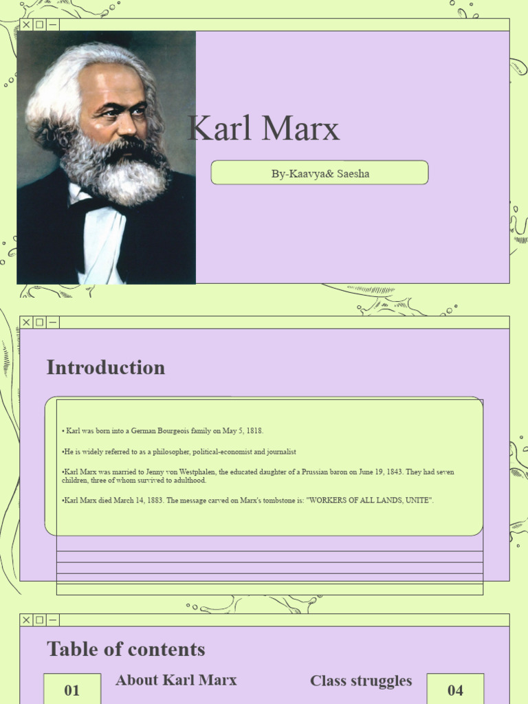 Karl Marx | PDF | Karl Marx | Bourgeoisie