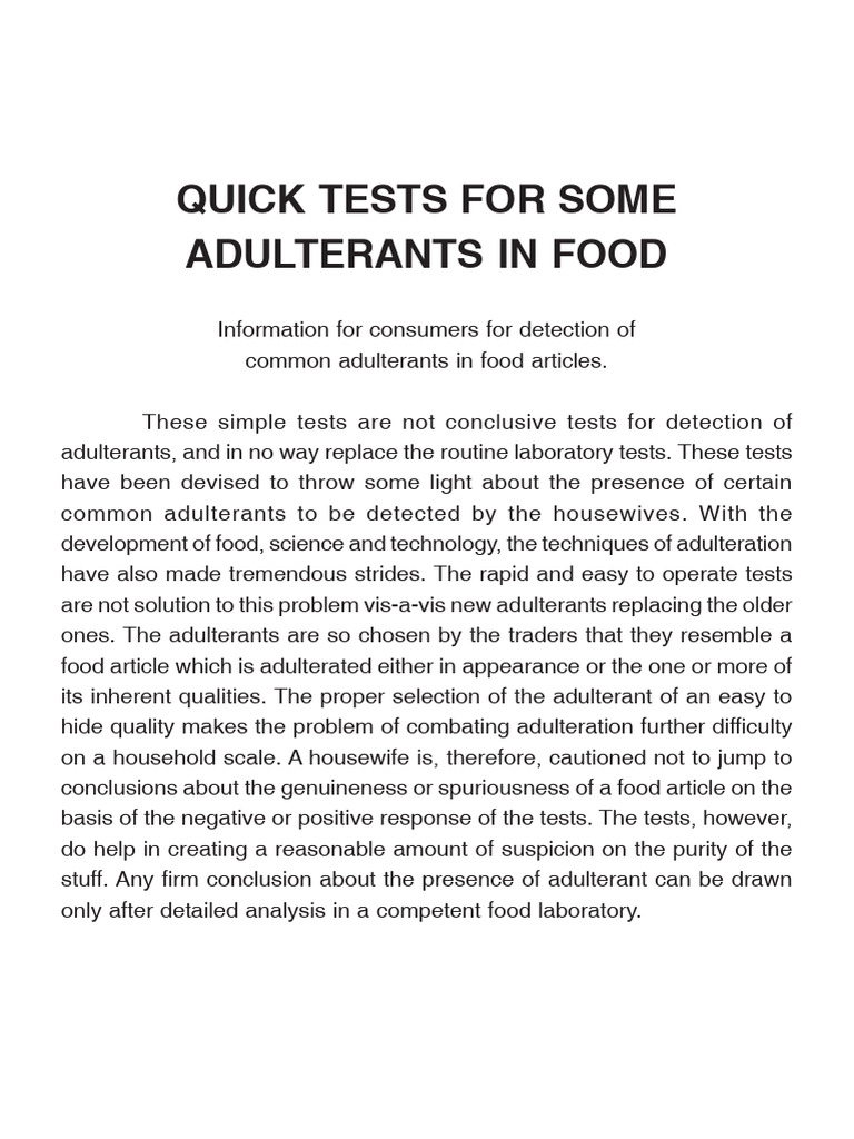 Quick Test Final 2014 | PDF | Nitric Acid | Color