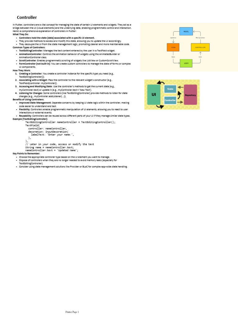 Controller | PDF | User Interface | Software Development
