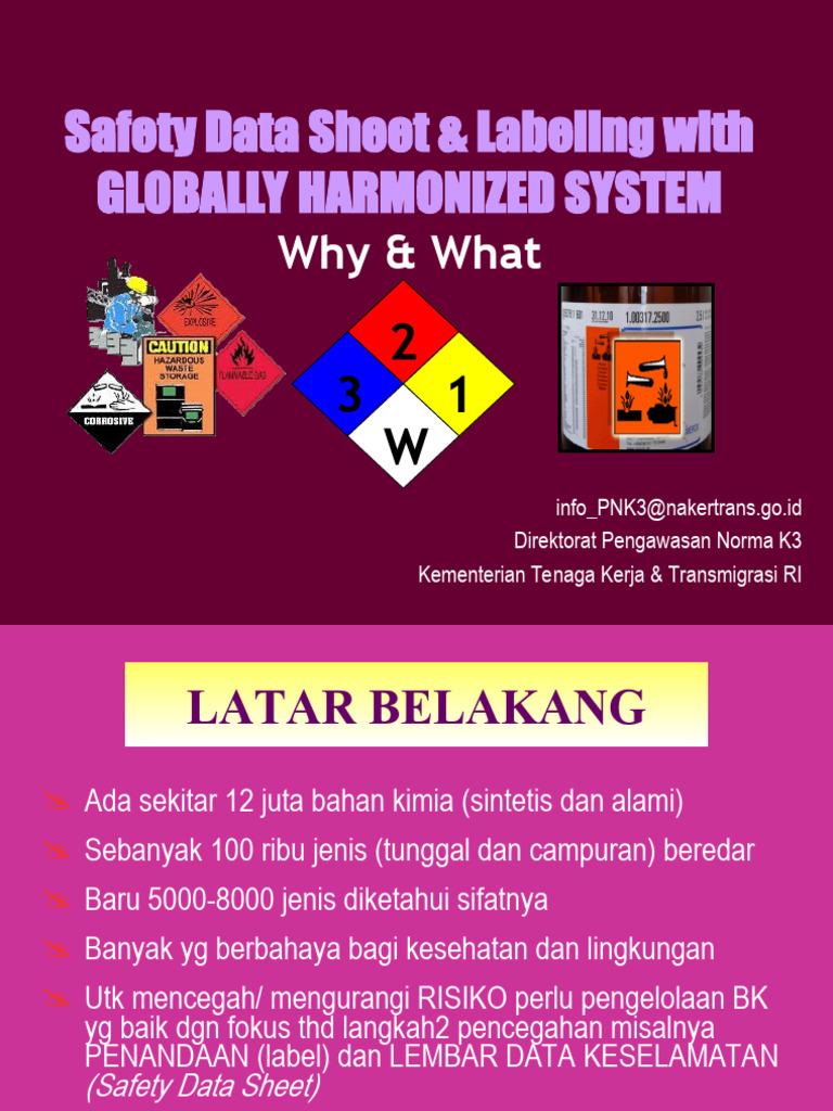GHS-MSDS Dan LABELING | PDF