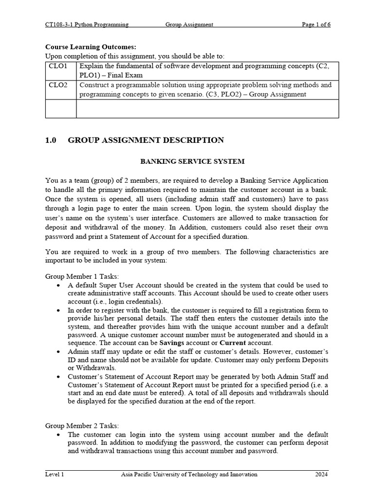 CT108!3!1-PYP Assignment Question | PDF | Programming | Computer Program CT108!3!1-PYP Assignment Question | PDF | Programming | Computer Program