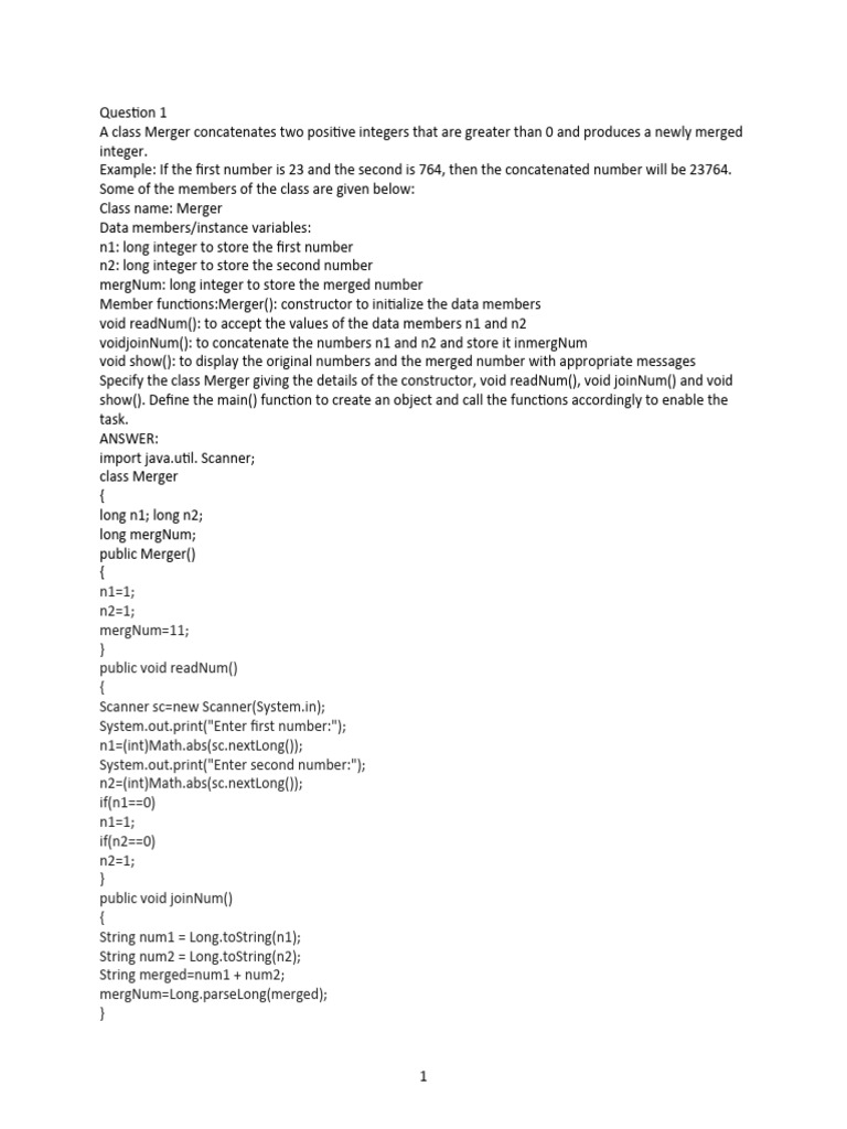 Isc 10 Program Shreyash Tiwari Pdf Constructor Object Oriented Programming Programming 