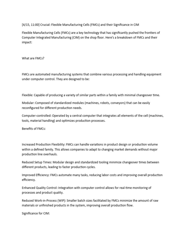 Assignment F | PDF | Automation | Lean Manufacturing