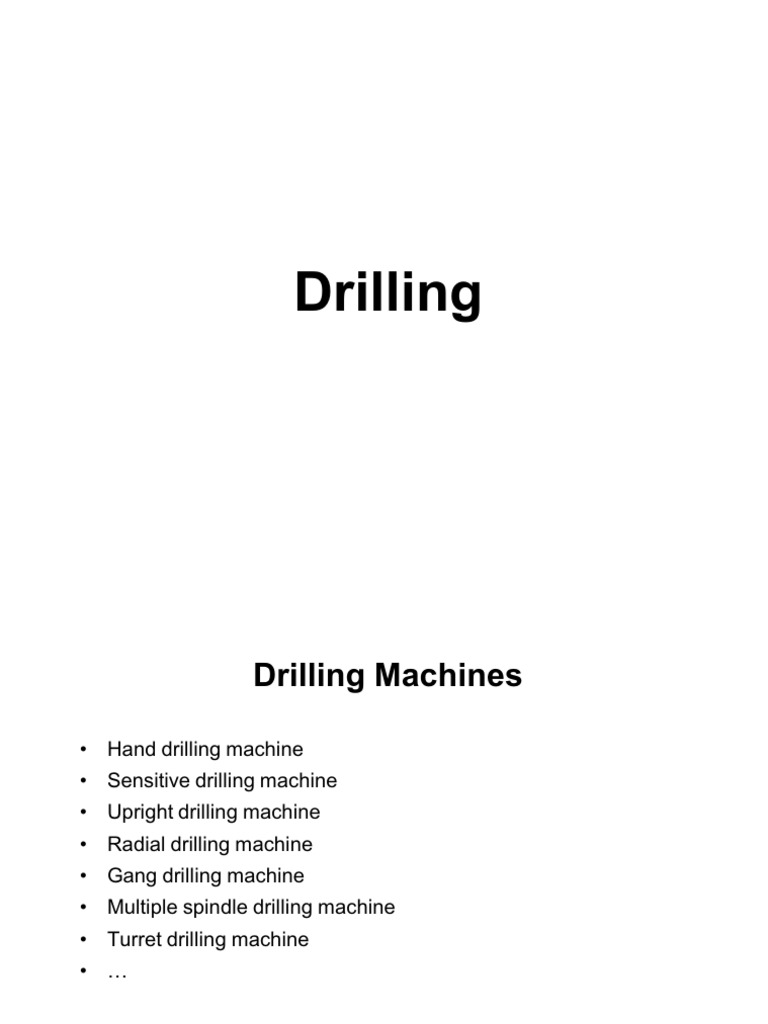 Drilling | PDF