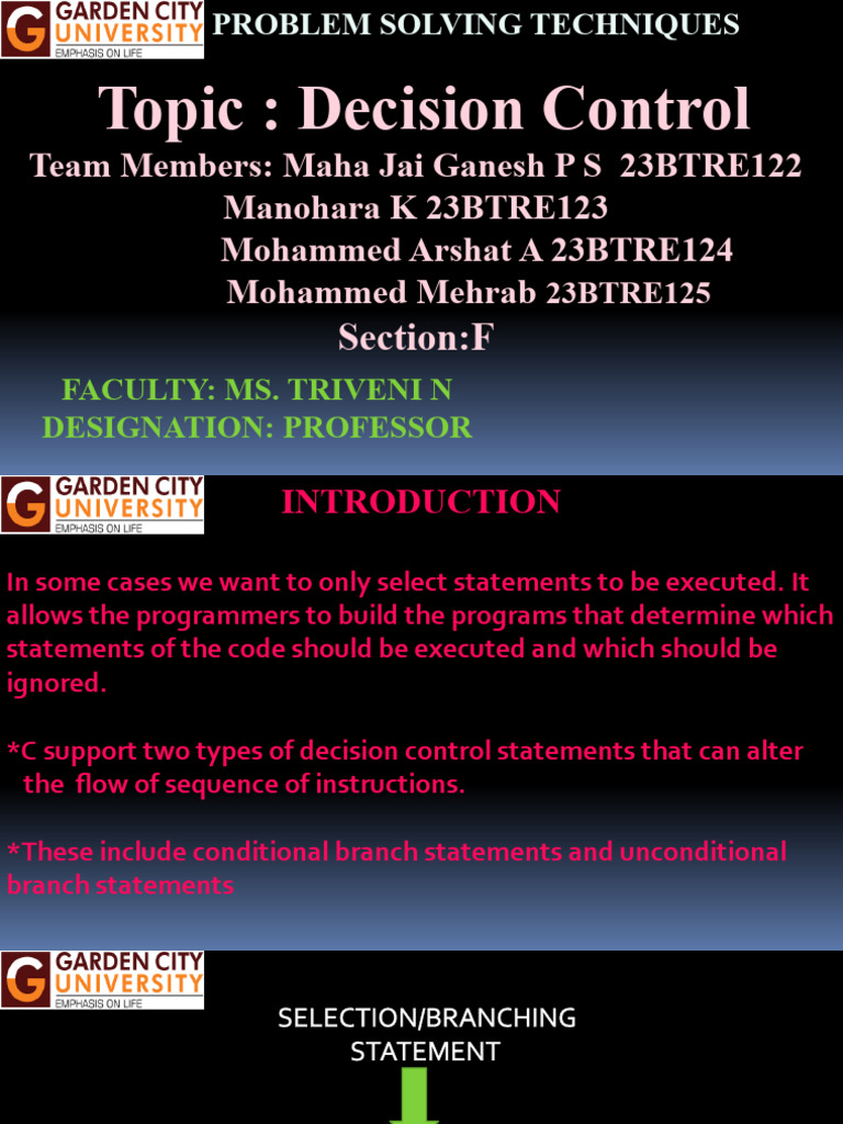 PST PPT | Download Free PDF | Software Development | Control Flow