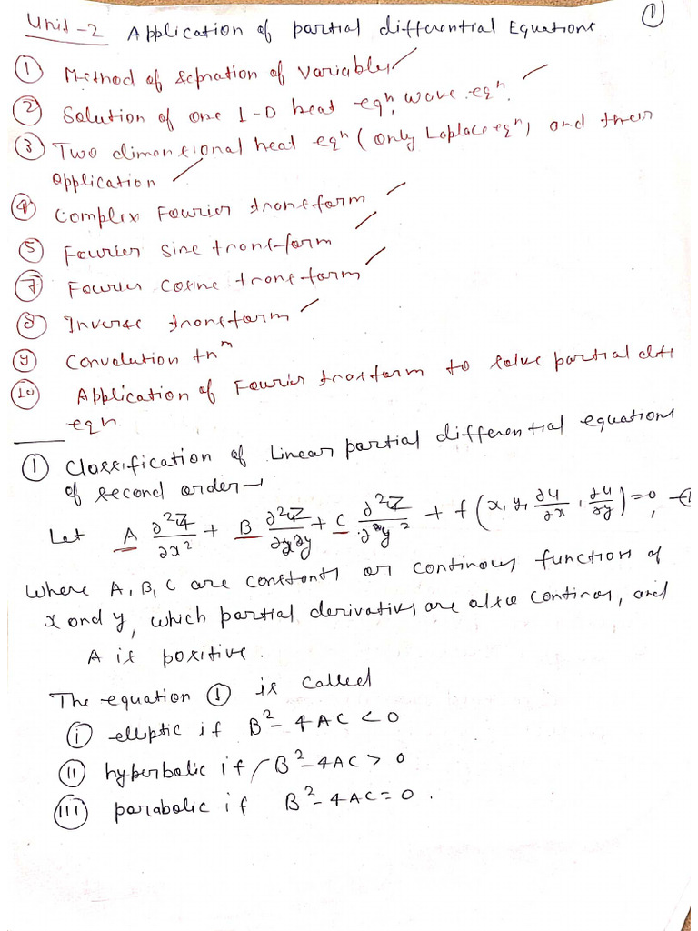 Unit-2 - Lecture Notes - Mathematics-IV - BAS303 | PDF