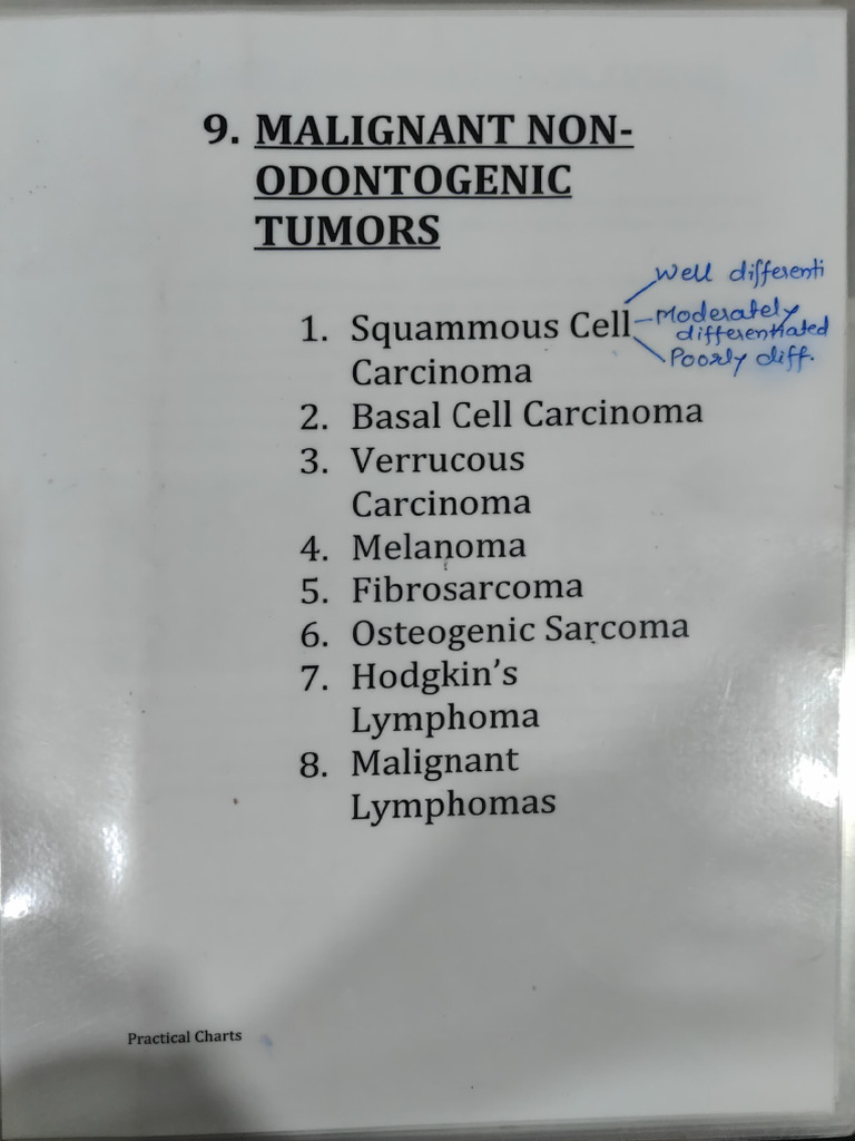 Malignant Tumors | PDF | Epithelium | Lymphoma