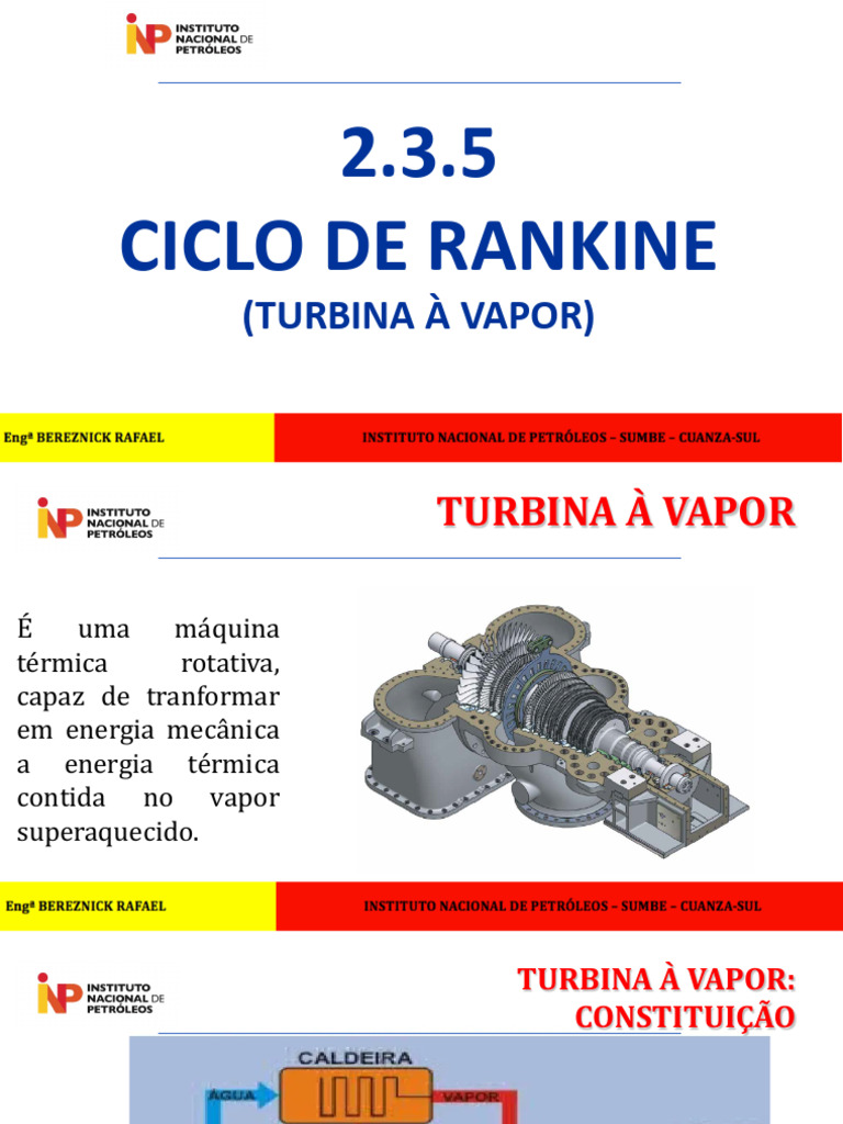 Funcionamento do Ciclo de Rankine | PDF | Gastronomia, comida e vinho ...