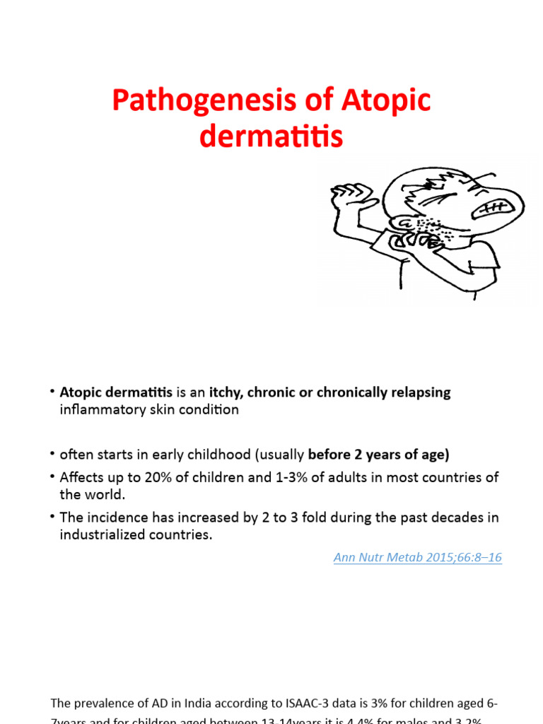 Pathogenesis of Atopic Dermatitis | PDF | T Helper Cell | Allergy
