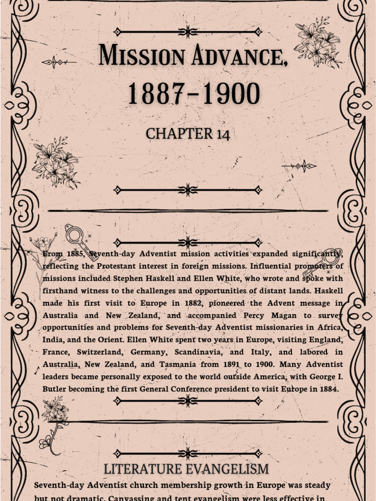 Group Project | PDF | Seventh Day Adventist Church | Restorationism ...