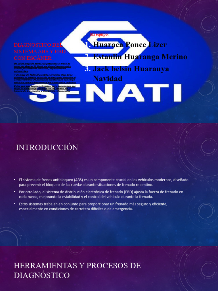 Diagnostico Del Sistema ABS y EBD Con Escáner | PDF | Sistema de freno antibloqueo | Tecnología ...