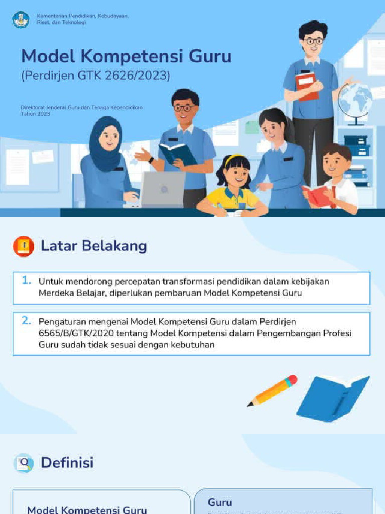 Model Kompetensi Guru | PDF