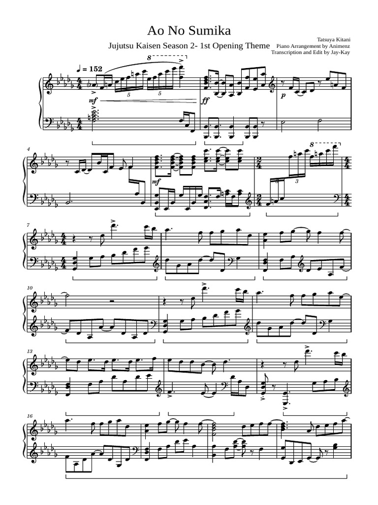 Where Our Blue Is - Piano Sheet Music | PDF | Sound Recording | Musical ...