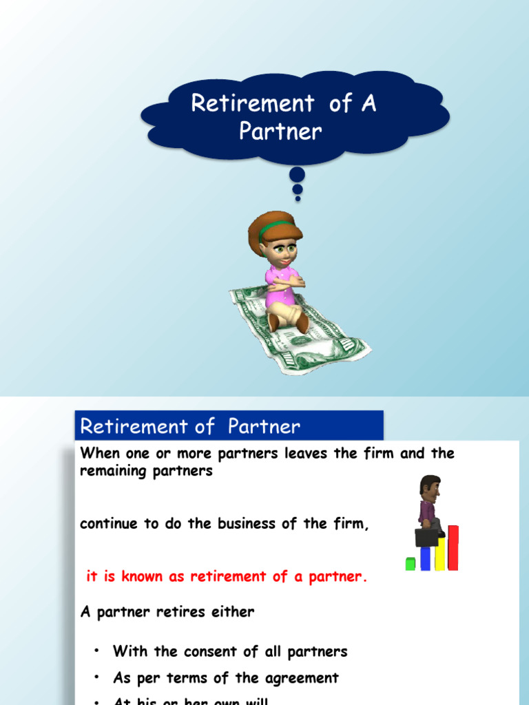 Retirement of Partners: Key Calculations | PDF | Goodwill (Accounting ...
