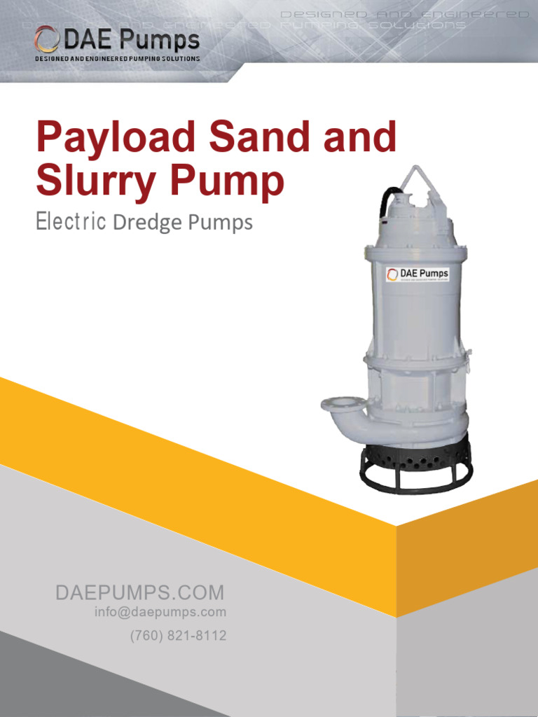 Payload Series Dredge Pumps Overview | PDF | Dredging | Pump