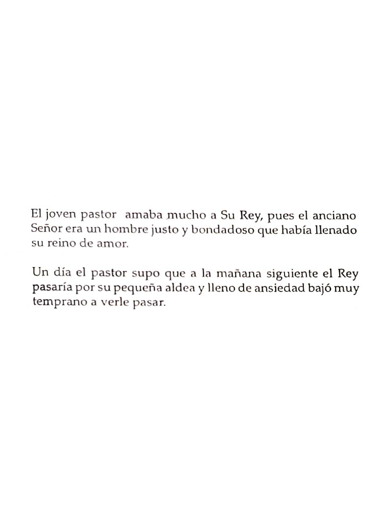 PARABOLA ¨EL PASTOR Y EL REY´¨ | PDF