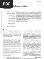 Simulation Effectiveness Tool Modified SET M 040320 | PDF | Simulation | Health Care