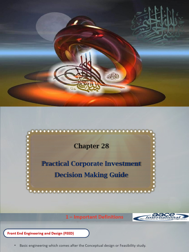 6-1 Practical Corprate Investment Decision Making Guide | PDF | Risk ...
