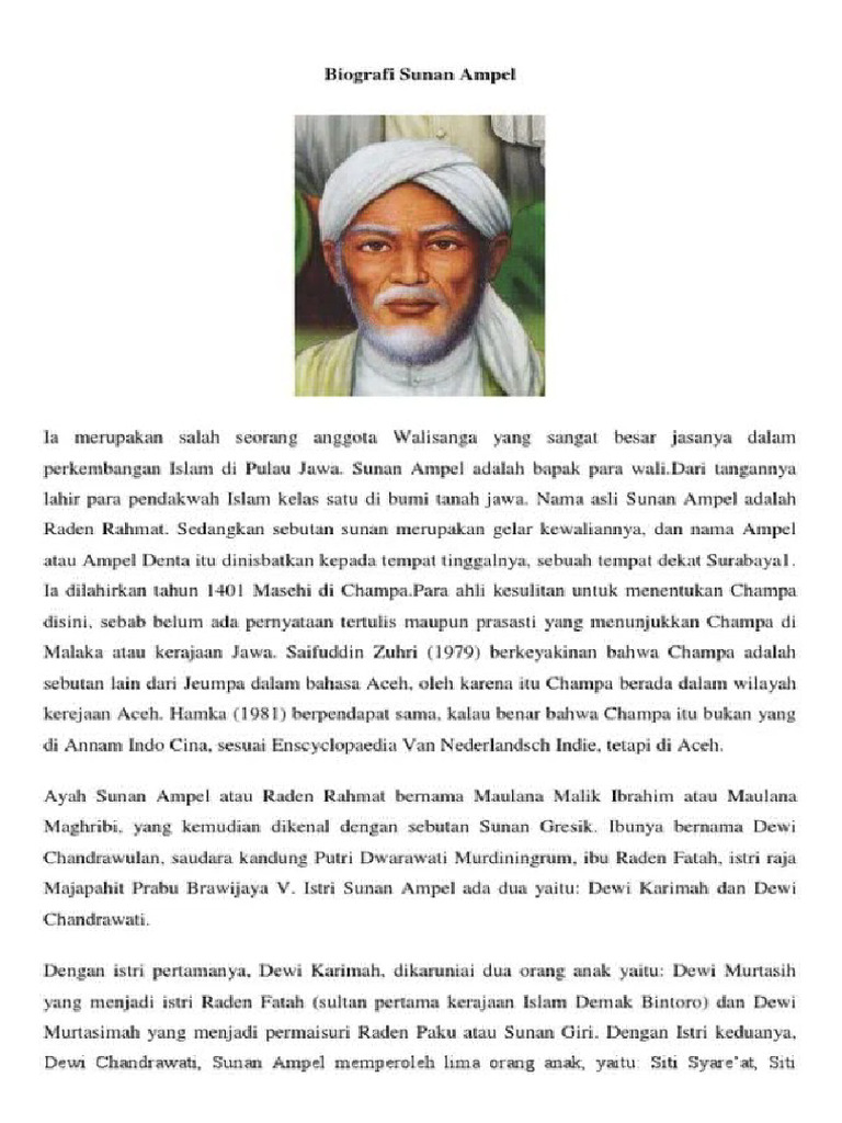 Tugas Sunan Ampel | PDF