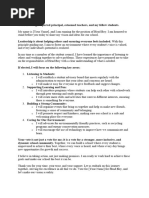 School Captain Speech | PDF