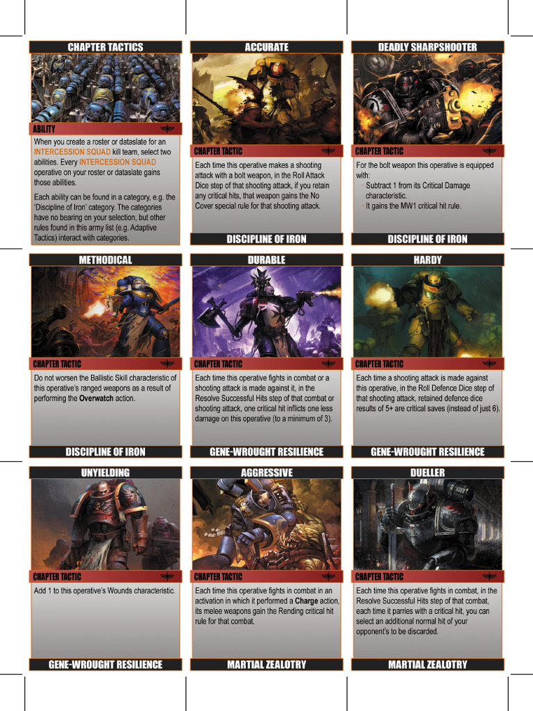 Intercession Squad [Ability] (A4 Size) | PDF