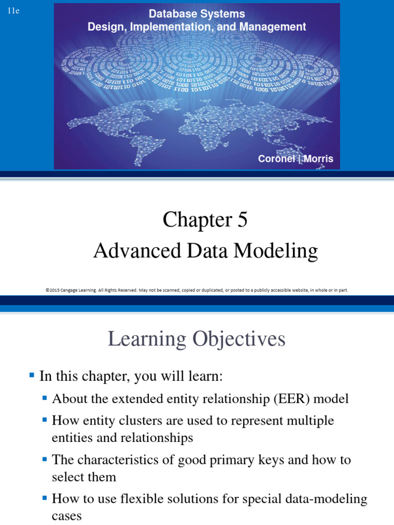 Coronel_PPT_Ch05 (EERM) | PDF | Data Model | Inheritance (Object Oriented Programming)