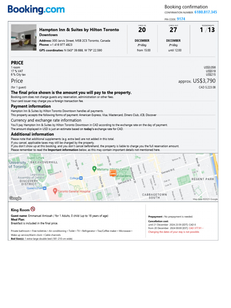 Bookings | Download Free PDF | Payments | Credit Card