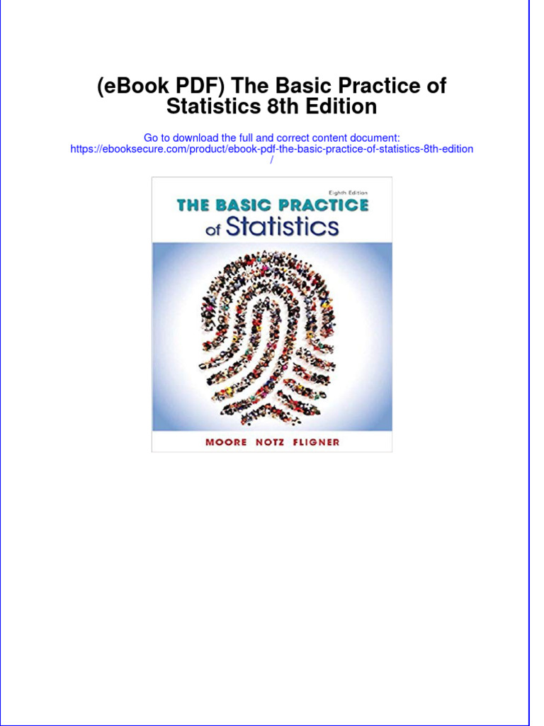 (Ebook PDF) The Basic Practice of Statistics 8Th Edition: Go To ...