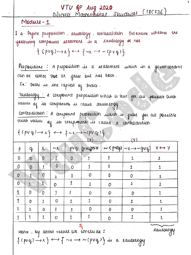 @vtucode - in 18CS36 Previous Year Paper 2 Solution | PDF