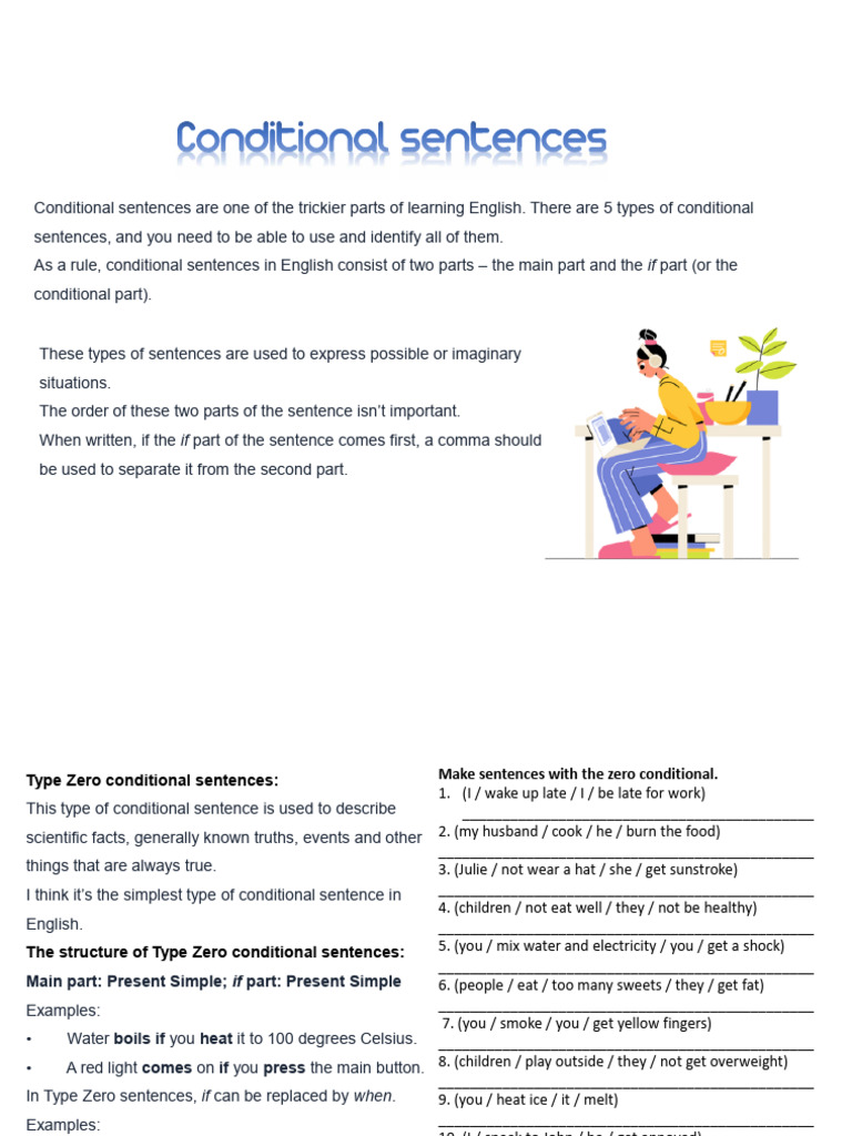 Conditional Senteces | PDF | Verb | Grammar