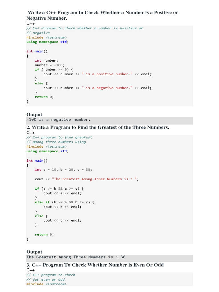 100 C Pdf Namespace Computer Programming