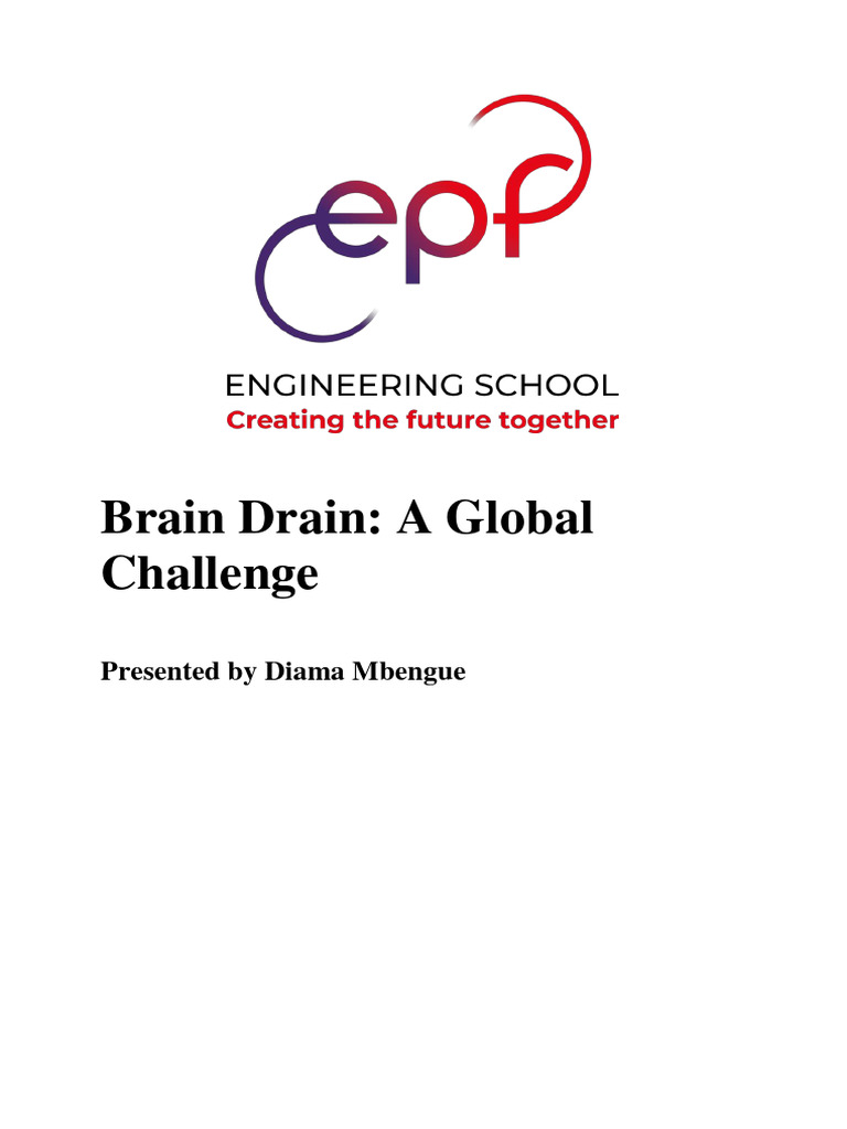 The Brain Drain | PDF | Human Capital Flight | Innovation
